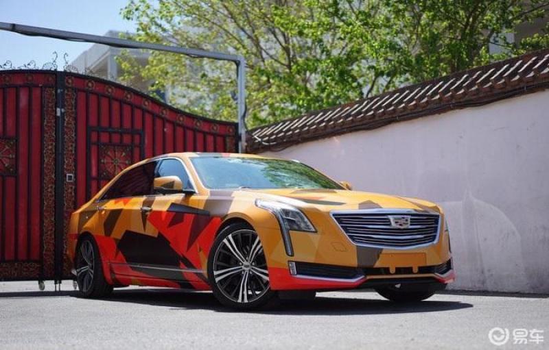 彩绘改装。CT6作为一辆大型商务轿车，却长了一张极其凶悍的脸，是一个纯粹的西装暴_凯迪拉克CT6社区_易车社区
