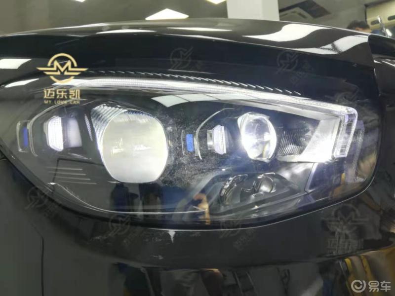 2021款奔驰E300L改装原厂LED几何大灯，功能效果怎么样？_奔驰E级社区_易车社区