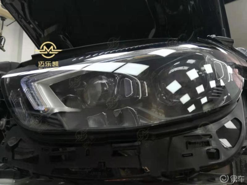 2021款奔驰E300L改装原厂LED几何大灯，功能效果怎么样？_奔驰E级社区_易车社区
