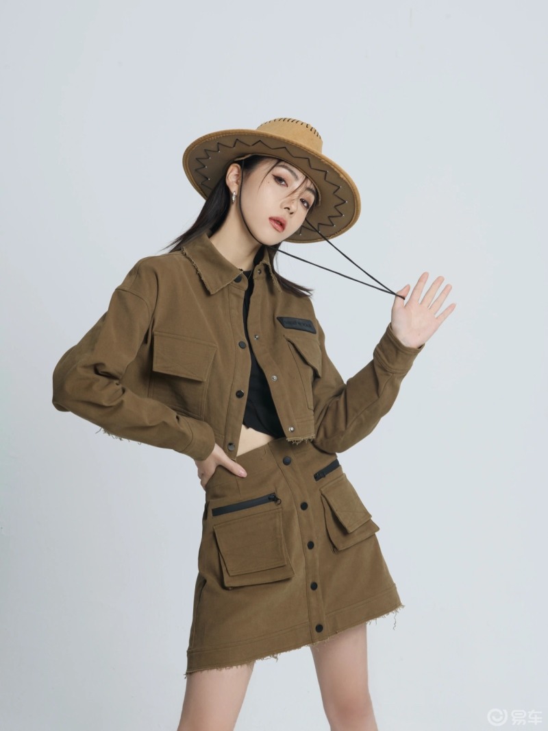 关于我做模特以来拍过好看辣妹装look1_美女合集社区_易车社区