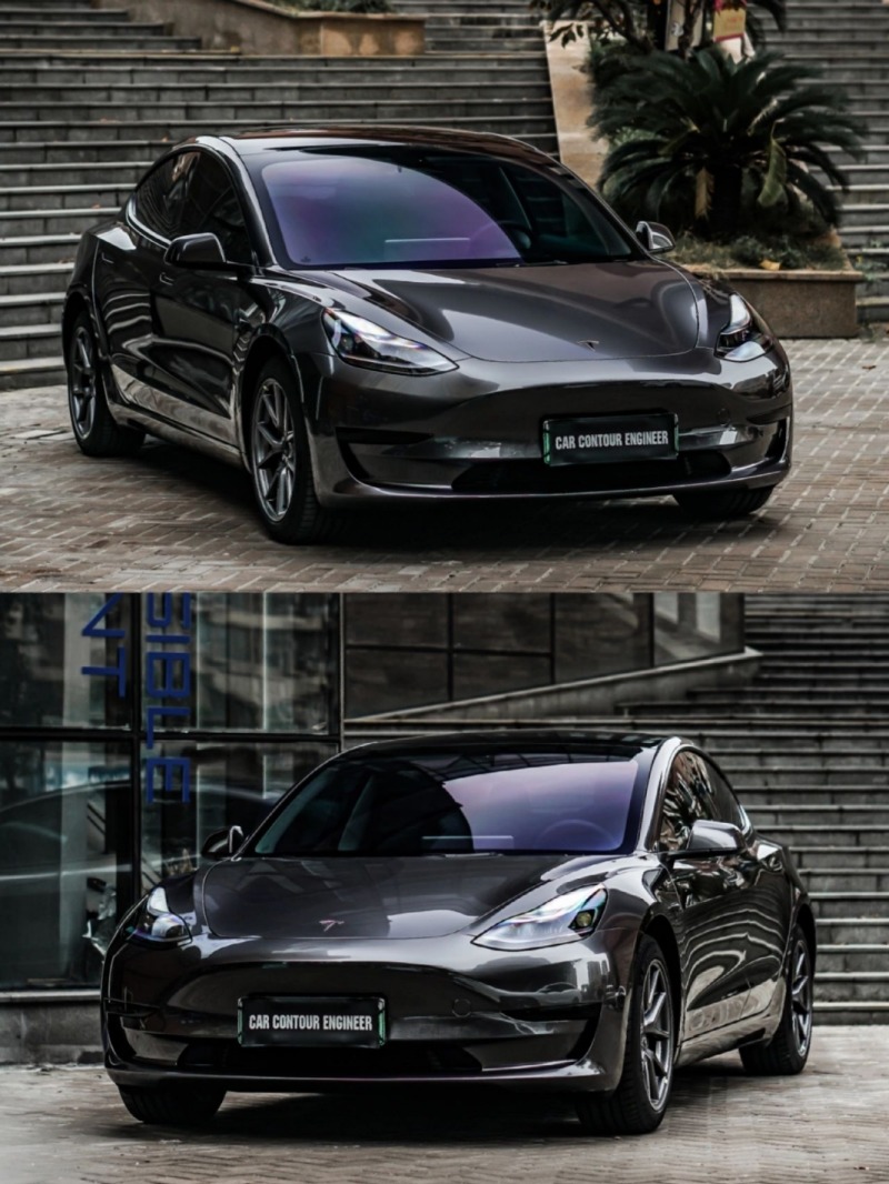 model3p液态金属乌木兰灰，太高级了_Model 3社区_易车社区