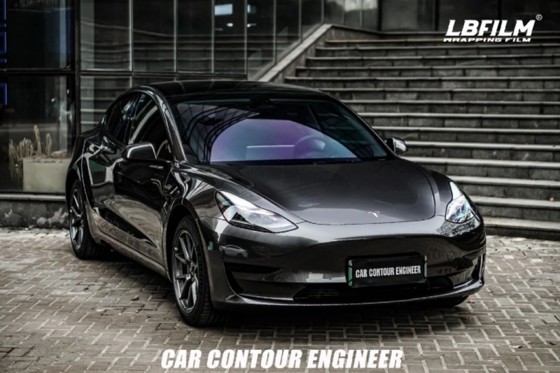 model3p液态金属乌木兰灰，太高级了_Model 3社区_易车社区