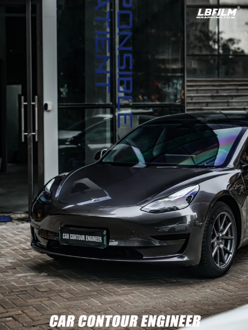 model3p液态金属乌木兰灰，太高级了_Model 3社区_易车社区