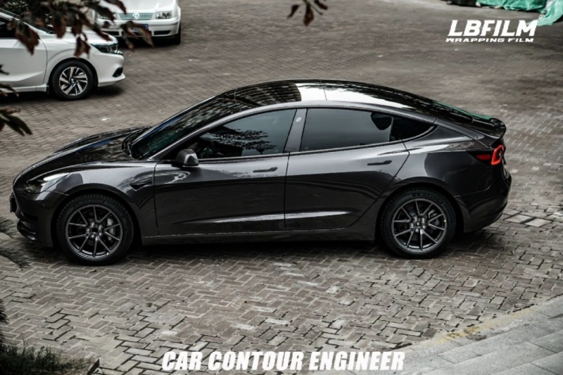 model3p液态金属乌木兰灰，太高级了_Model 3社区_易车社区