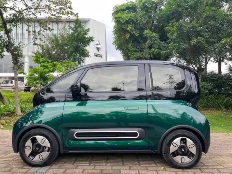 宝骏KiWi EV 改色赛车绿_undefined_易车社区