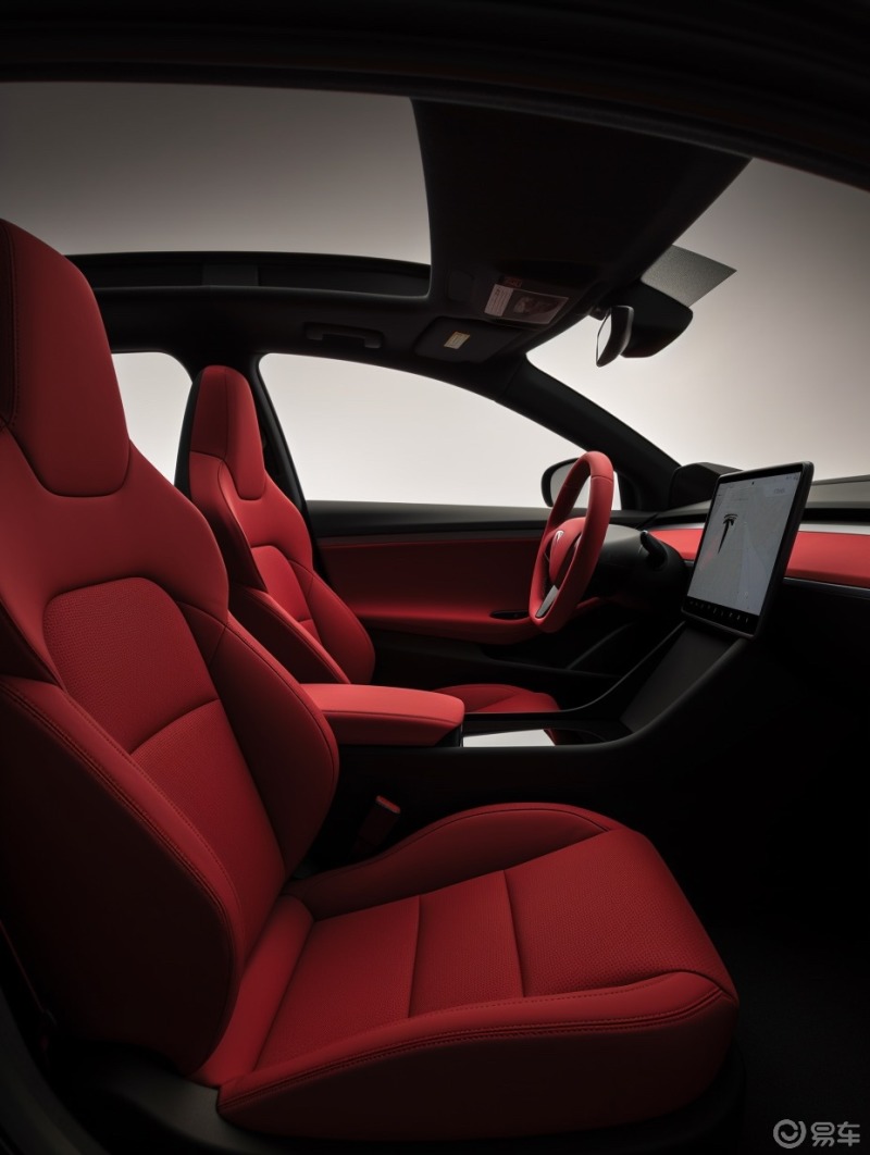 AIGC改色-中国红Model3发至月球_Model 3社区_易车社区