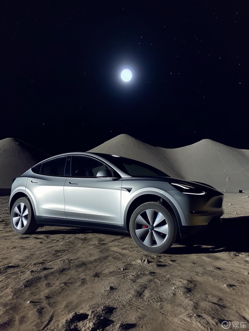 AIGC改色-Model Y飞奔月球🌕_Model Y社区_易车社区